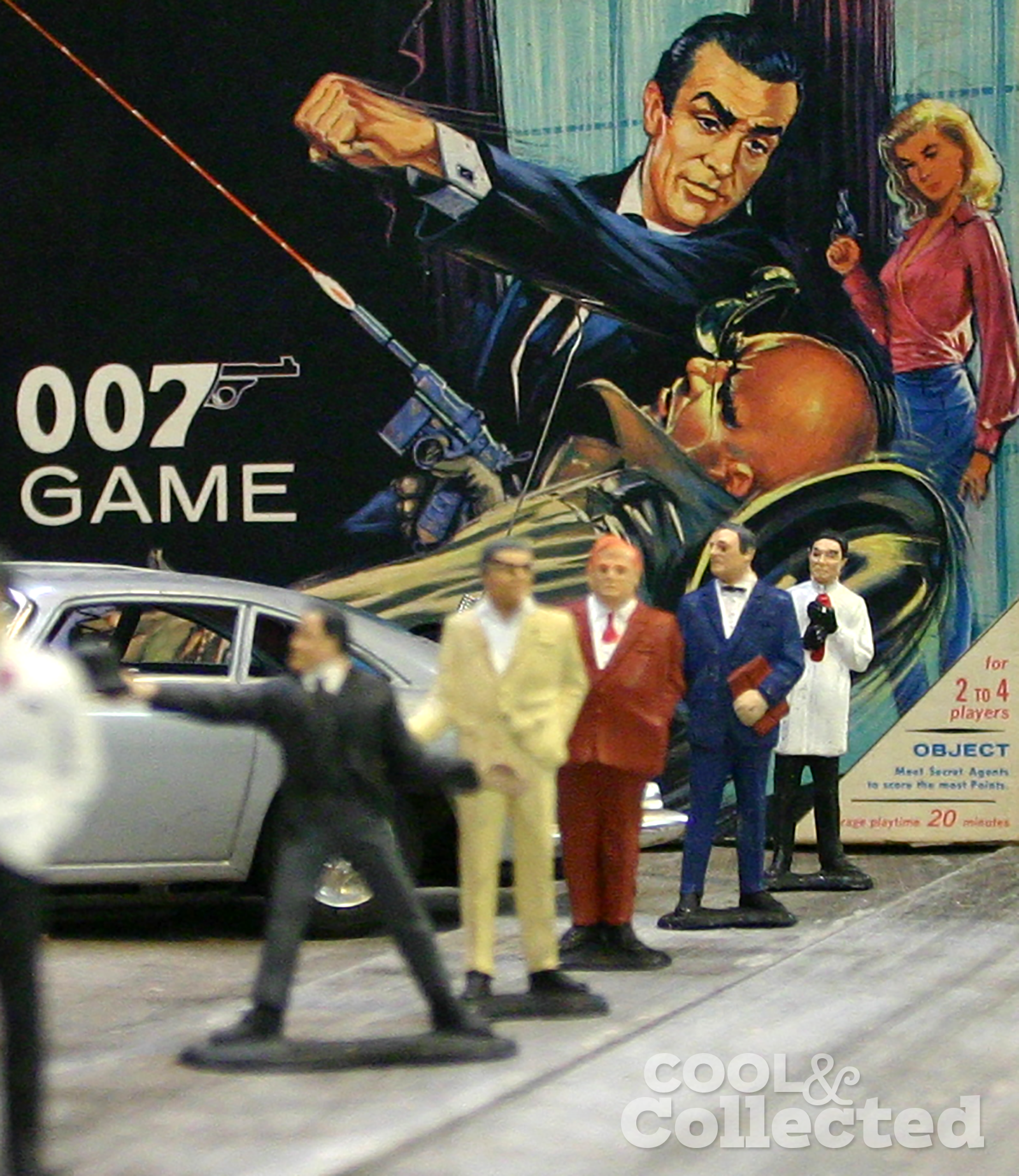 James Bond 007 figures by Gilbert Toys